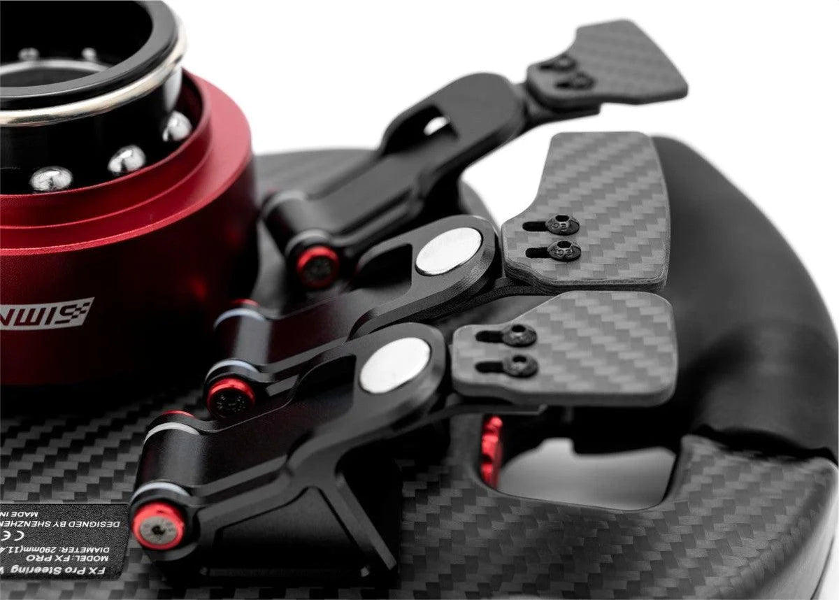 Simagic FX Pro Formula Wheel | 290mm Carbon Fiber Racing Rim – eRacing ...